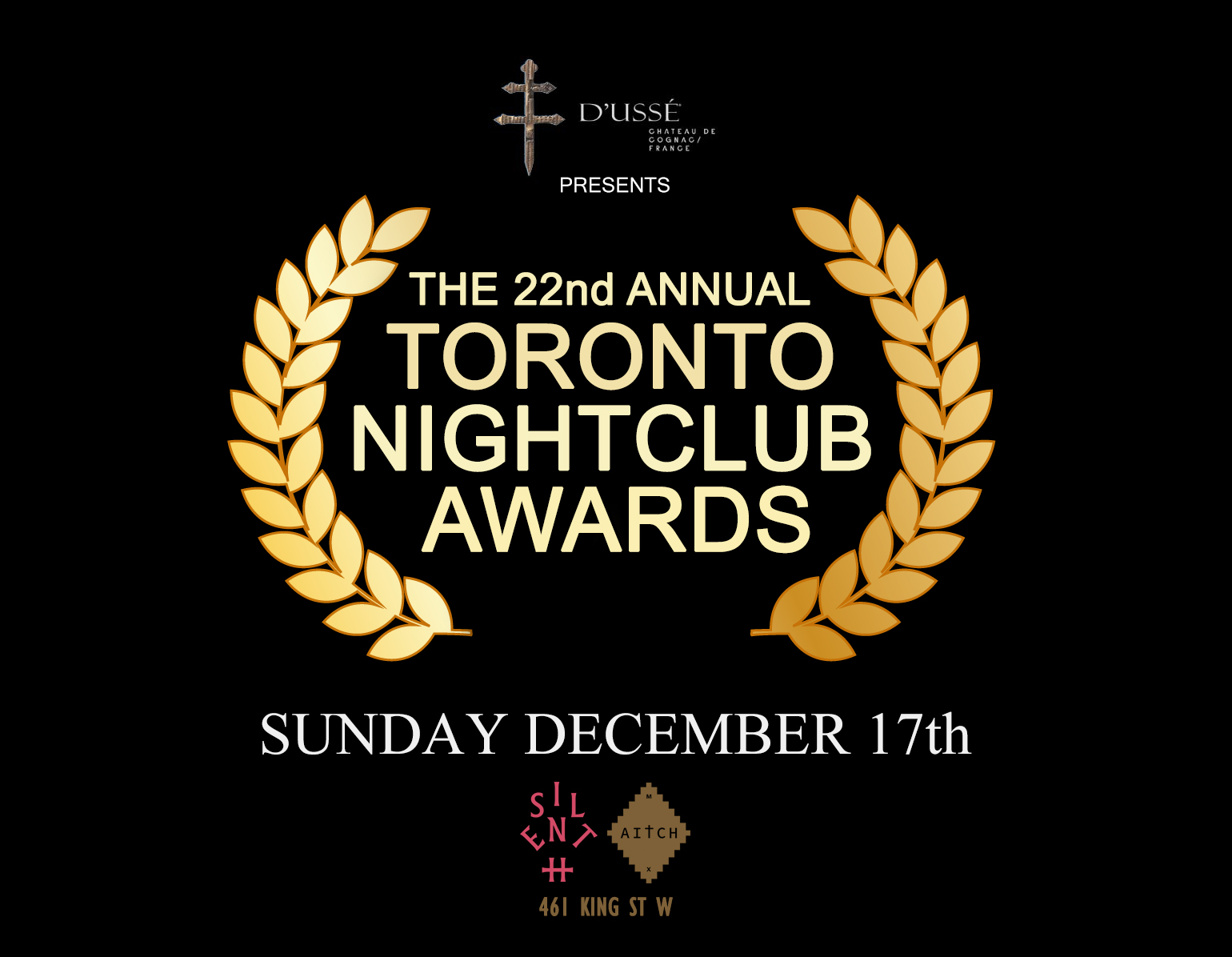 TORONTO NIGHTCLUB AWARDS SUN DEC 17TH AT AITCH Toronto Nightclub ...